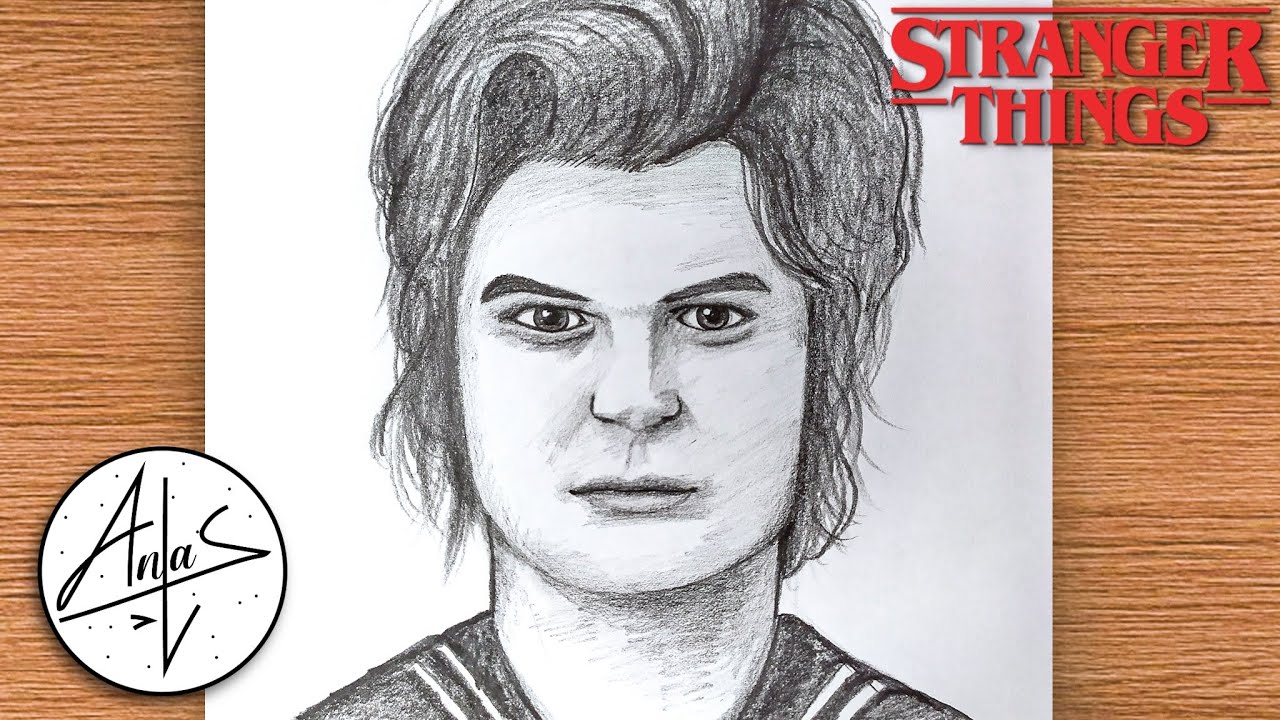 איך לצייר את סטיב הרינגטון | הדרכת ציור של Stranger Things - Drawing
